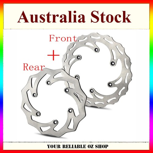 260mm Front 220mm Rear Brake Disc Rotors For Husaberg 125-570 TE/FE/FX ...