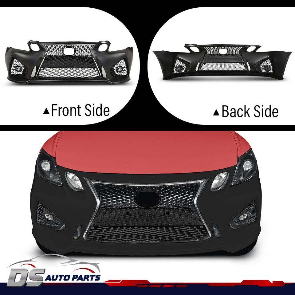 Front Bumper + Fog lights Fit For 2006-11 Lexus GS GS300 GS350 to 16 ...