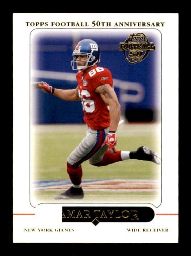 2005 Topps #21 Jamaar Taylor NM/NM+ NY Giants 242414 | eBay