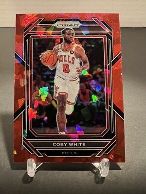 2022-23 Panini Prizm COBY WHITE #71 "Red Cracked Ice" Color Match ...