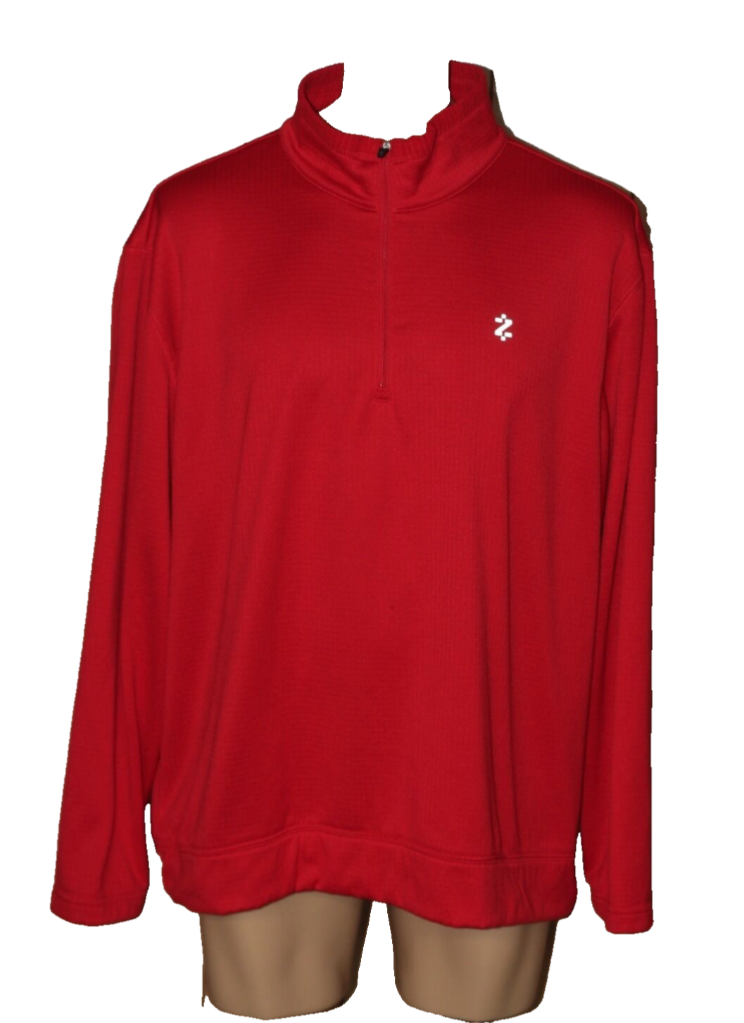 MEN'S IZOD RED 1/2 ZIP TOP-SIZE: XXL/TTG JDL12 | eBay