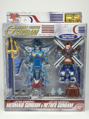MSIA Mobile Fighter G Gundam " Mermaid Gundam & Nether Gundam " Toy's ...