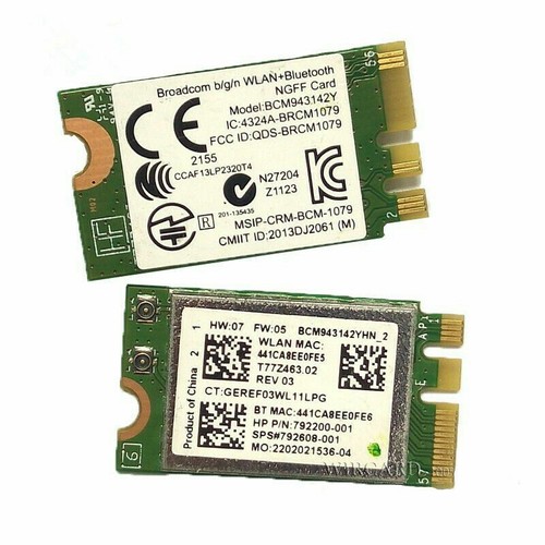 HP BCM943142Y 792200-001 WiFi WLAN card+Bluetooth 4.0 for ENVY M6-P M6 ...