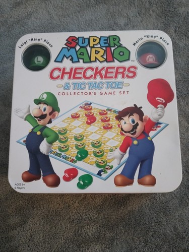 Super Mario Checkers and Tic Tac Toe Collector Edition Game Set 2011 | eBay