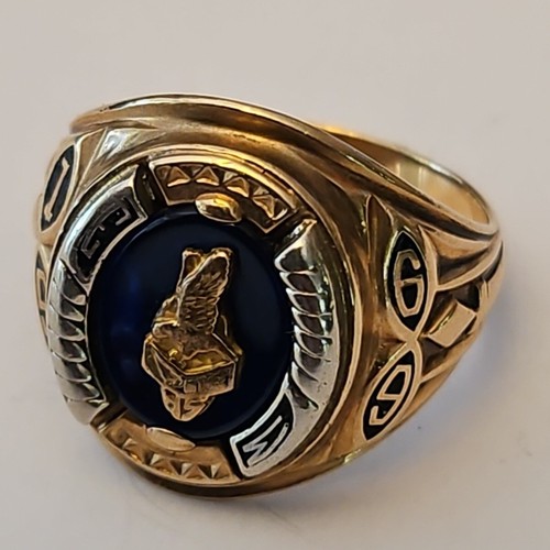 Heavy 10K Yellow Gold 1969 Class Ring 10.46g Sz 9 Vintage | eBay