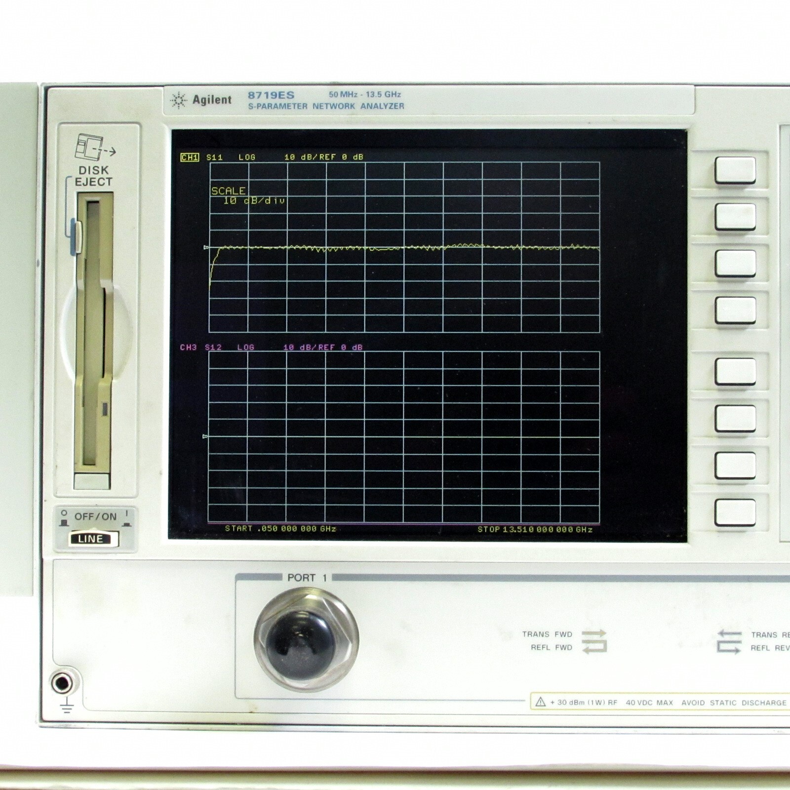 HP / Agilent / Keysight 8719ES S-Parameter Network Analyzer 50 Mhz - 13 ...