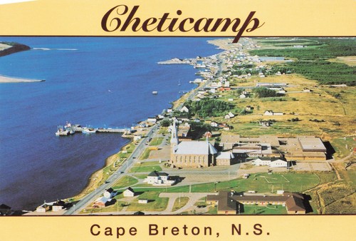 Postcard Canada New Brunswick Cape Breton Chéticamp Cabot Trail Acadian ...