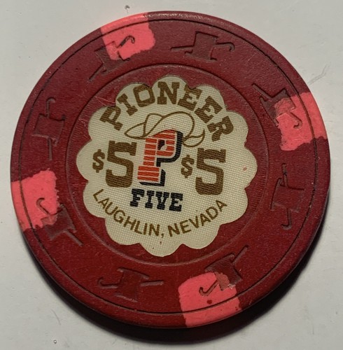 $5 CASINO CHIP -PIONEER LAUGHLIN NV H&C Mold~1983 | eBay