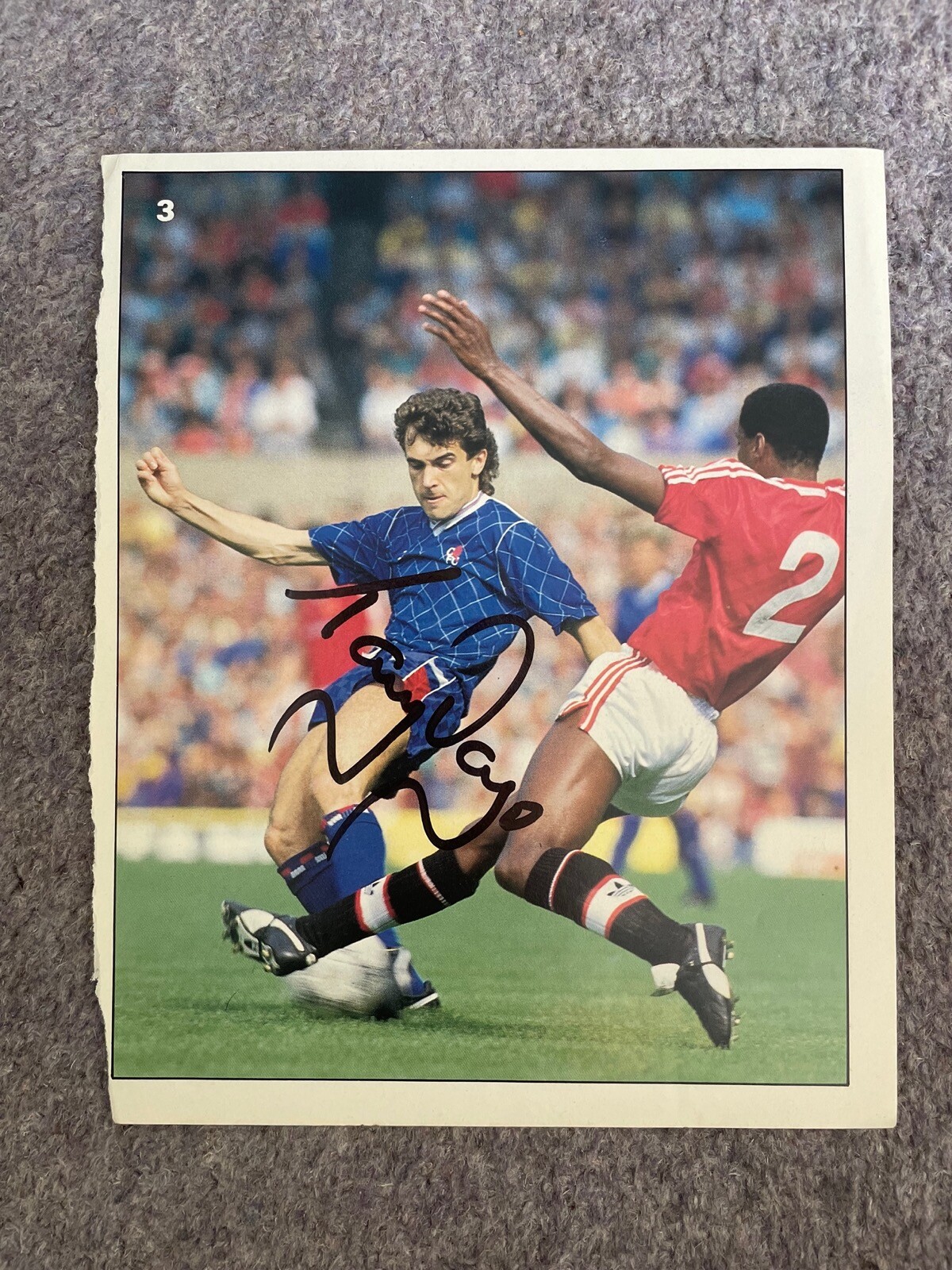 TONY DORIGO (Chelsea Aston Villa Leeds FC & England) Hand SIGNED ...