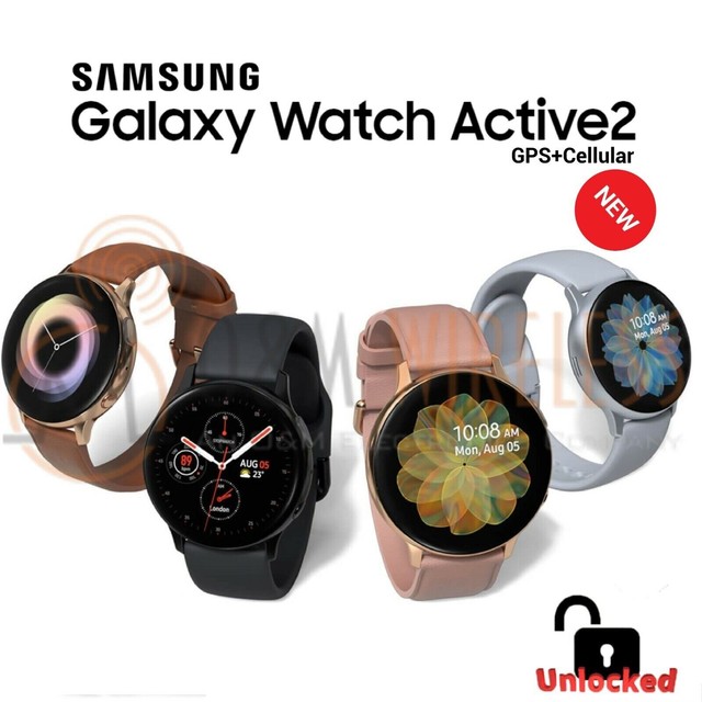 Samsung Galaxy Watch Active 2 SM-R835 40mm Gold-Tone Stainless Steel ...
