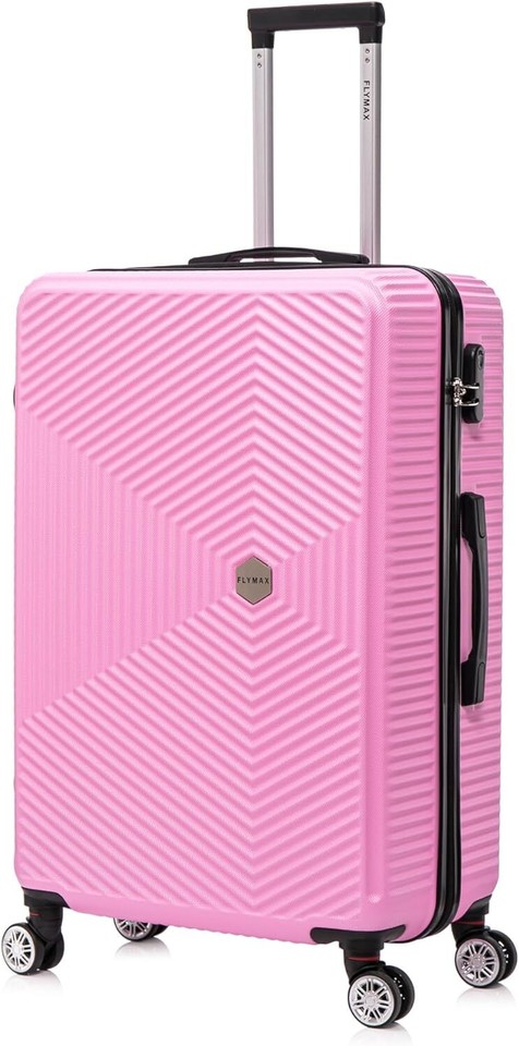 XL Large Suitcase 4 Wheel Medium Lightweight Luggage ABS Hard Shell ...