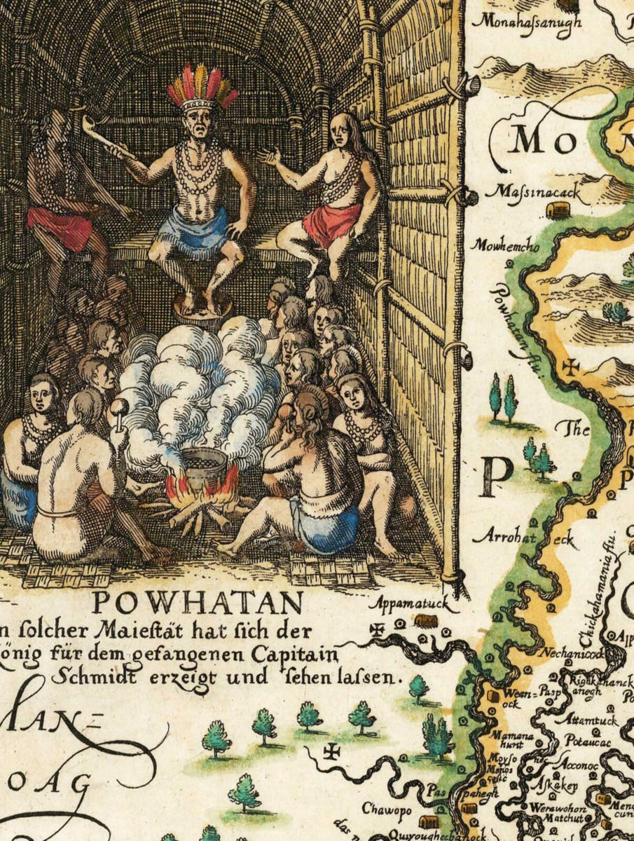 Captain John Smith Map