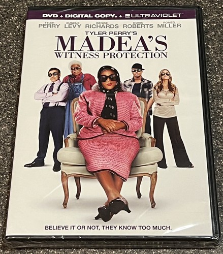 NEW!! Madea's Witness Protection Widescreen DVD (2012) - FACTORY SEALED ...