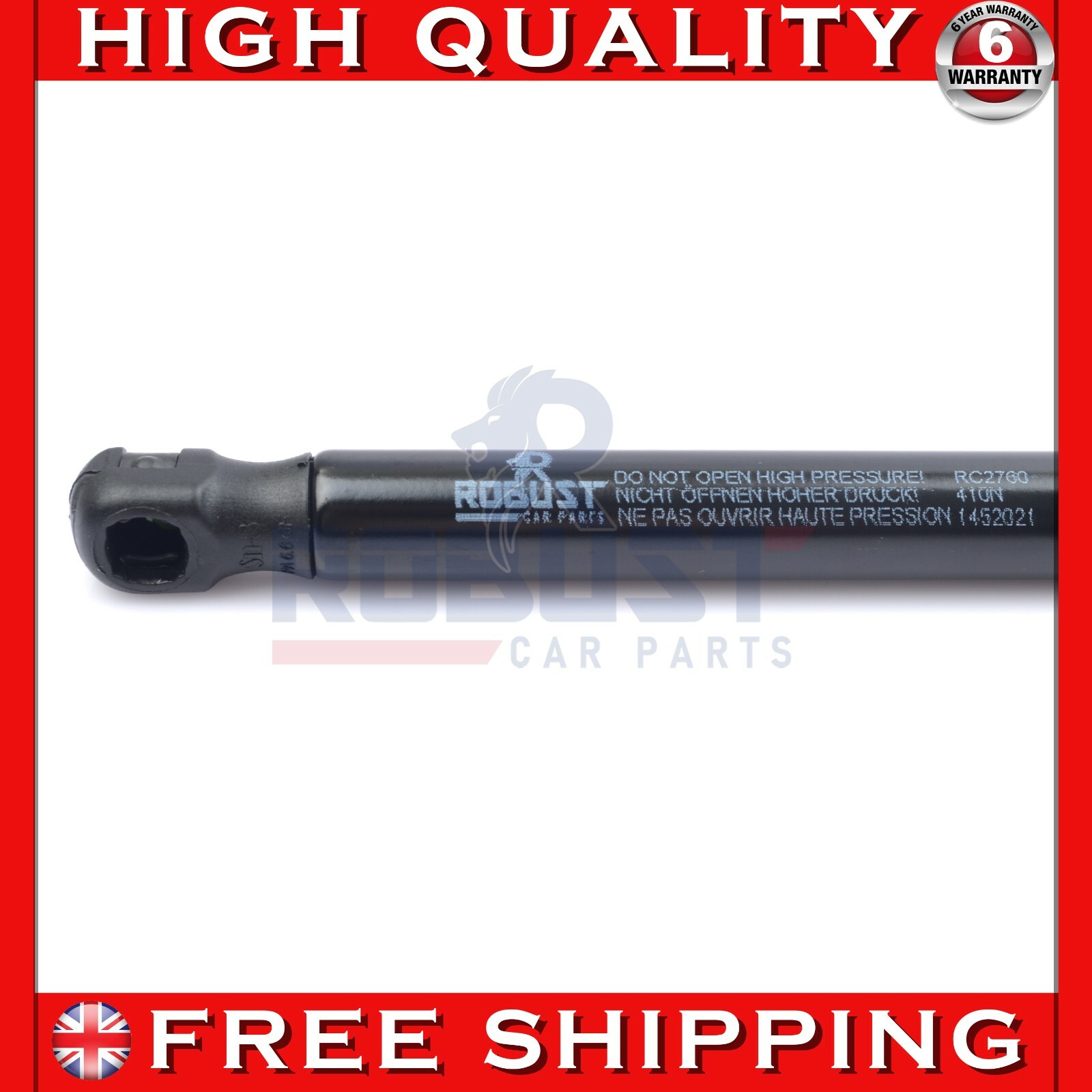 2X FOR LAND ROVER FREELANDER 2 FRONT BONNET GAS STRUTS LR001773 (2006 ...