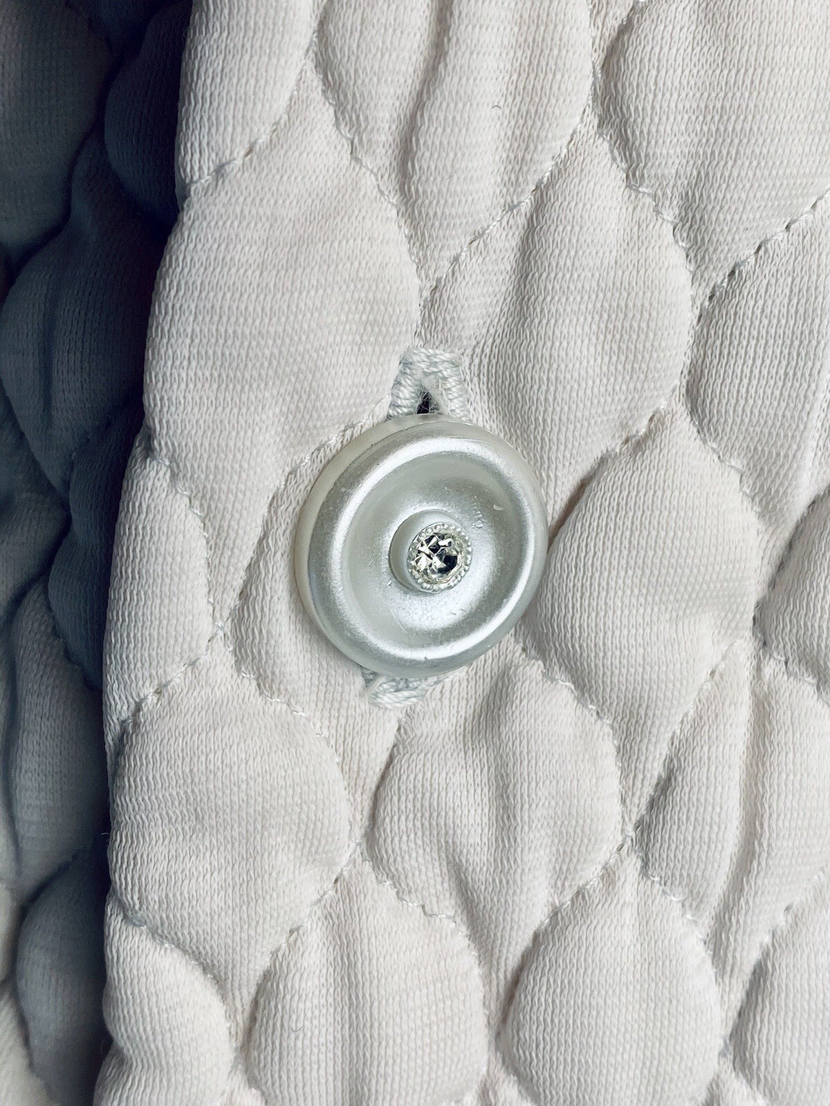 Vintage Boudoir Jacket Bed Coat 1960s Quilted Blue Pinup Swing Lace ...