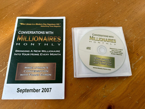 CONVERSATIONS WITH MILLIONAIRES MONTHLY BY MIKE LITMAN - HARD-TO-FIND ...