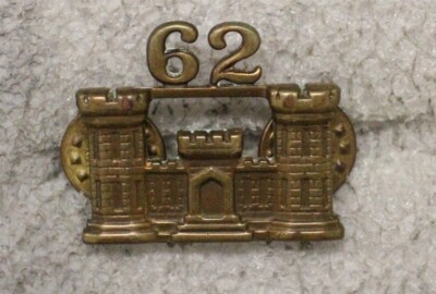 Army Officer's Collar Pin: 62nd Engineer Battalion - c/b, Meyer 9M | eBay