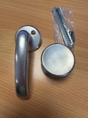 Assa 8561 half set of 640 lever handles & 496 Knob for mortice night ...