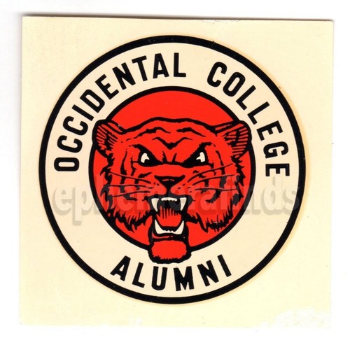 Occidental College Los Angeles California Vintage Window Sticker Decal ...