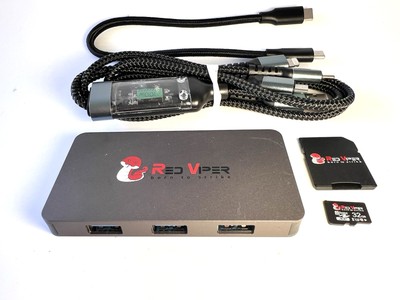 Red Viper USB-C Docking Station w/ 32GB Storage | eBay