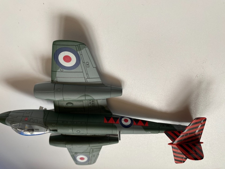 L281E Corgi AA35002 Gloster Meteor F.MK.8 601 SQN RAF Essex 1953 LTD ...