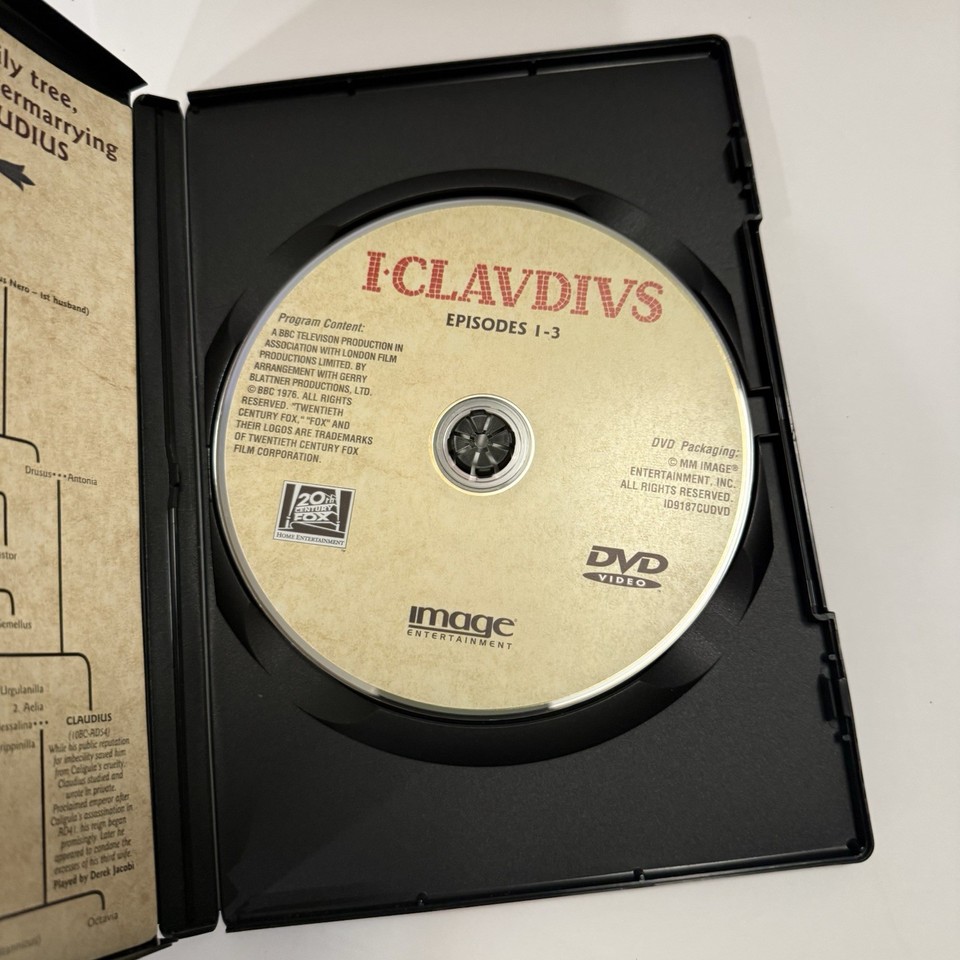 DVD I-CLAVDIVS Iclavdivs Claudius 1976 Box 5 discs Derek Jacobi/Patrick ...