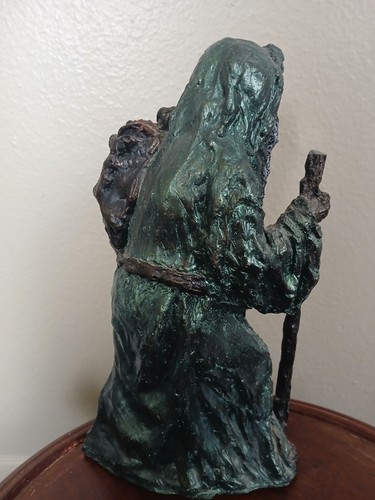 Vintage Pewter Statue Poor Man-10"x7" | eBay