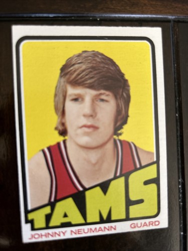 1972 TOPPS BASKETBALL #184 JOHNNY NEUMANN MEMPHIS TAMS ROOKIE CARD NM+ ...