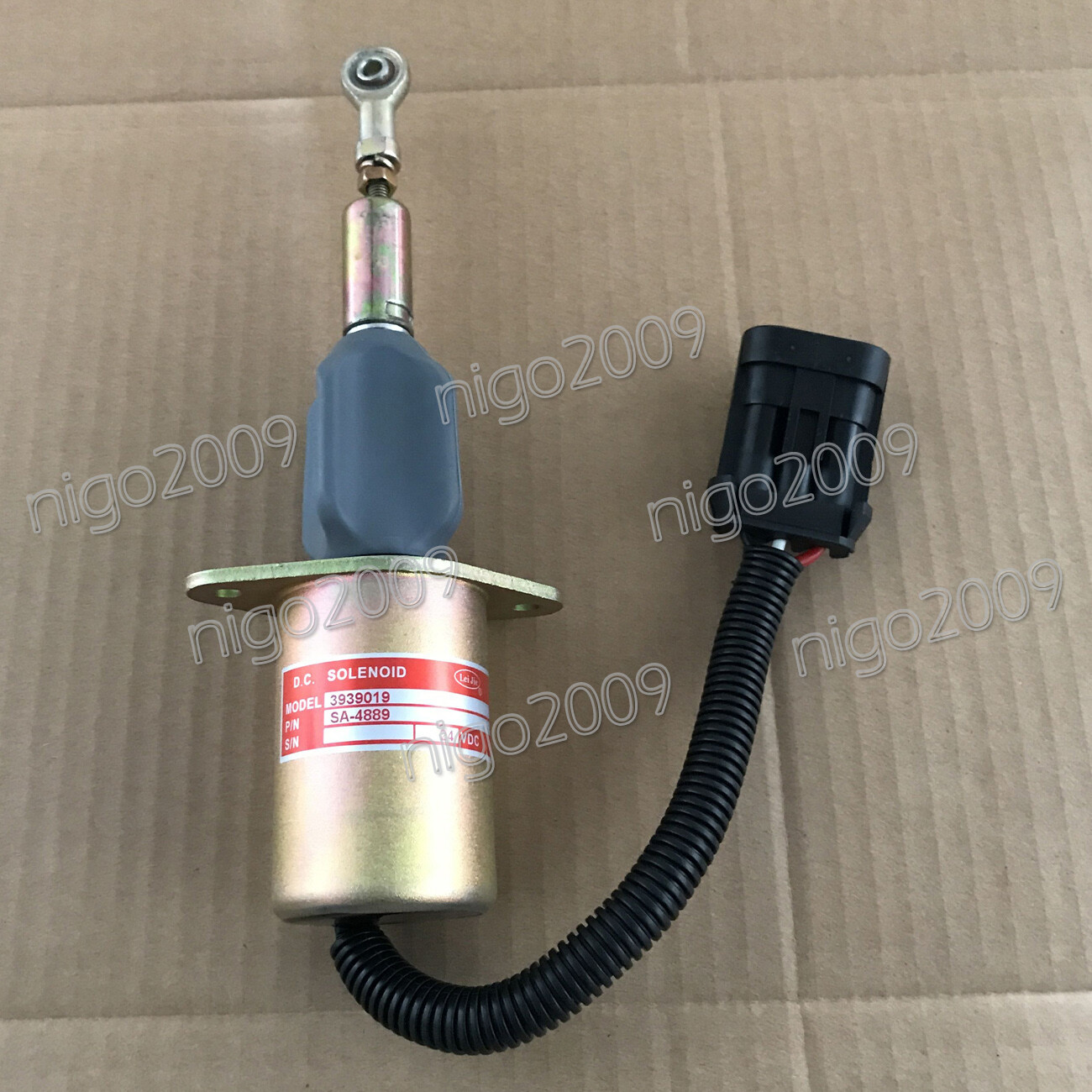 SA-4889-24 24V Solenoid Valve 3939019 Fit for Cummins Hyundai R335LC-7 ...