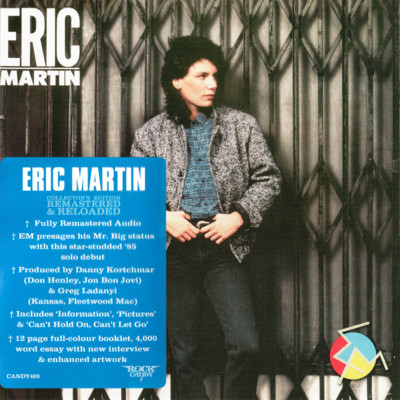 Eric Martin ~ Eric Martin (1985) CD 2021 Rock Candy Records UK •• NEW ...