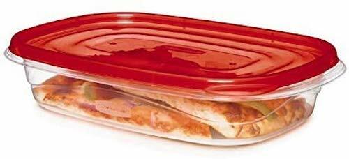 3x Rubbermaid TakeAlongs Rectangle Food Storage Containers Lids Quik ...