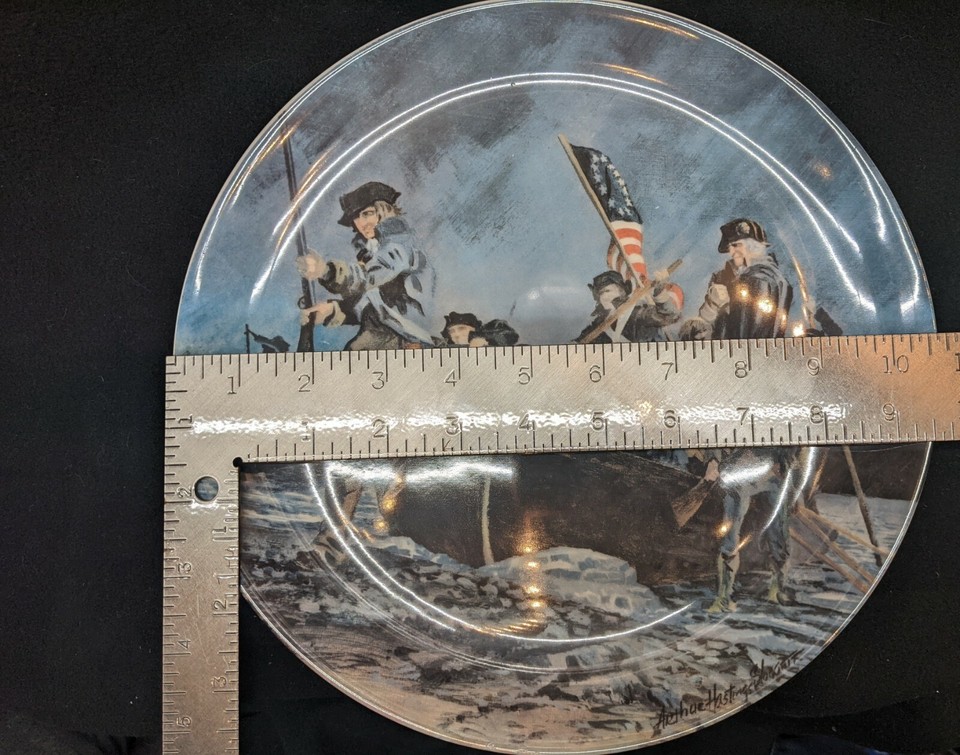 COLLECTOR PLATE "THE TURNING POINT" SIGNED by ARTHUR HASTINGS SLOGGETT ...