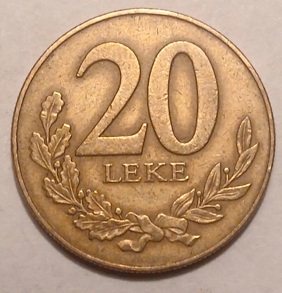 2000 20 Leke Albania Foreign Coin Aluminum Bronze | eBay