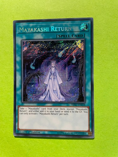 Yugioh Mayakashi Return HISU EN038 Secret Rare 1st Ed | eBay Australia