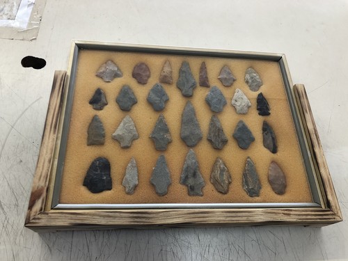 Authentic Arrowheads Native American Artifacts Lot of (27) Group ...
