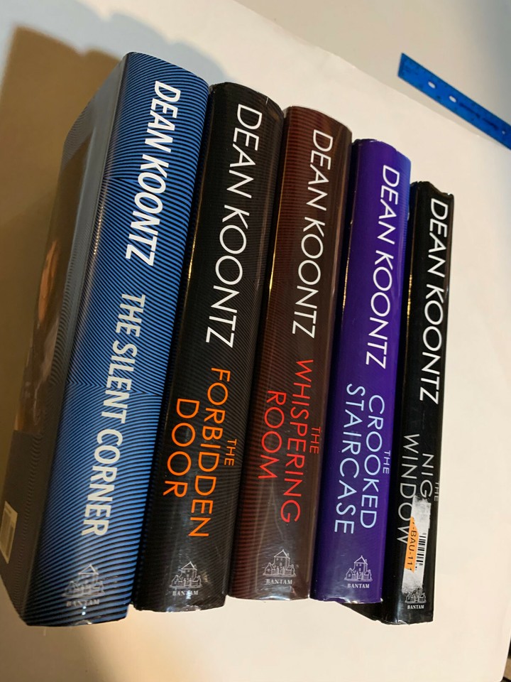 DEAN KOONTZ book set lot JANE HAWK series HARDCOVERS all 1ST 1-4 SIGNED ...