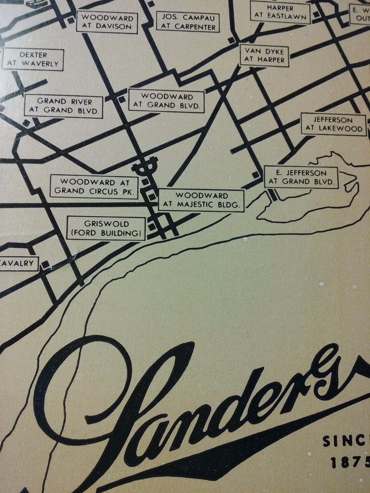 1956 Sanders Store Menu Detroit MI Mich Michigan | eBay