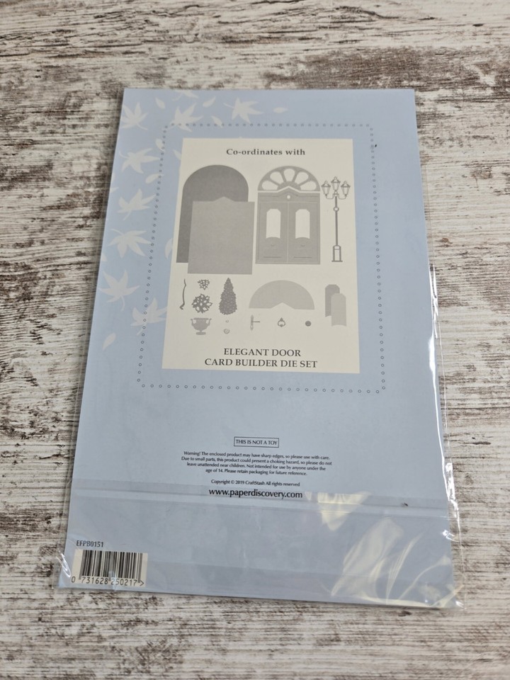 Paper Discovery A6 Elegant Door Embossing Folder Crafts Crafting | eBay