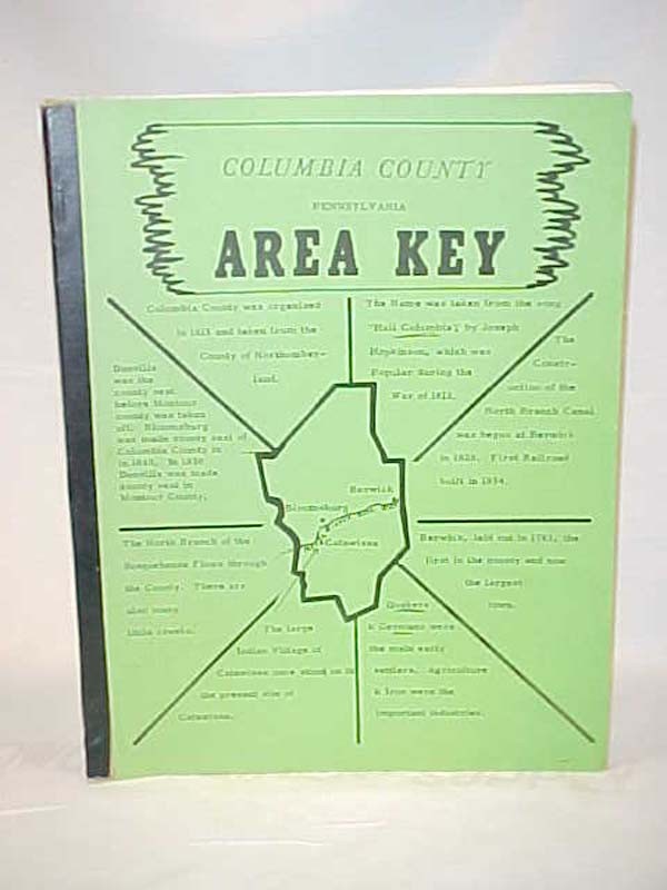 Clint, Florence Columbia County Pennsylvania Area Key | eBay