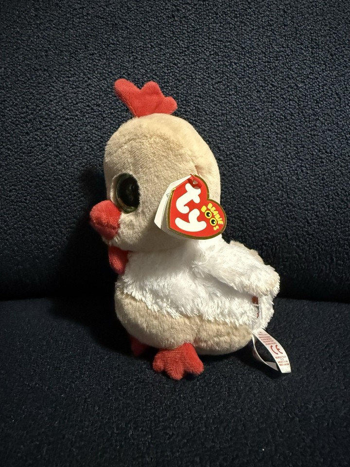 Ty 711 Early Bird Rooster/Chicken Beanie Boo Baby Birthday 7/11 7 ...