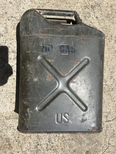 US Army Green Metal Water Jerry Can Army Military USMC DOT 5L 1980 | eBay