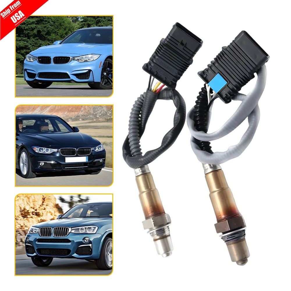 New 2X Oxygen Sensors O2 Sensor Front Rear BMW N20 N26 Engine F22 F30 ...