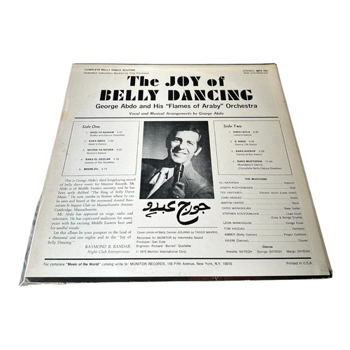 The Joy Of Belly Dancing George Abdo WITH BOOKLET!- Record LP Vinyl ...
