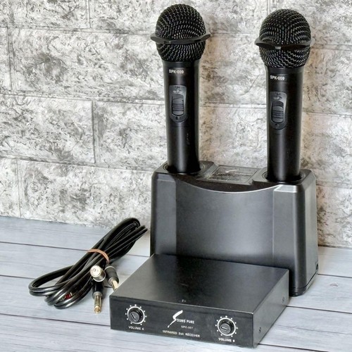 Sound Pure Wireless Microphone Amplifier Set Used Red Infrared Receiver ...