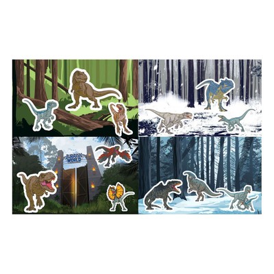 Sticker Set Jurassic World | eBay