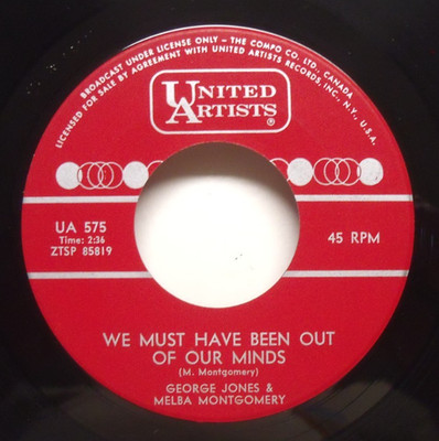 George Jones & Melba Montgomery - We Must Have Been Out Of Our Minds ...