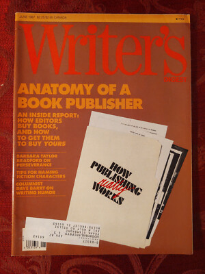 WRITERs DIGEST Magazine June 1987 Dave Barry Barbara Taylor Bradfordy ...