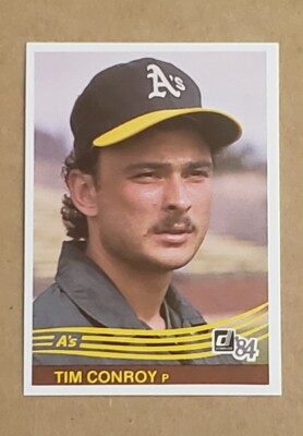 1984 Donruss Baseball Card #340 Tim Conroy Oakland Athletics | eBay