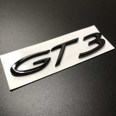 GT3 Modified Emblem Car Rear Lid Trunk Boot Racing Sticker Badge For ...