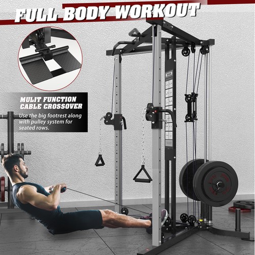 Cable Crossover Machine, Cable Fly Machine Home Gym System Workout ...